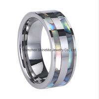 China Fashion Jewelry European and American High Quality Jewelry Personality Tungsten Shell Ring for Men Tst4201 for sale