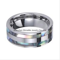 China Fashion Jewelry European and American High Quality Jewelry Personality Tungsten Shell Ring for Men Tst4201 for sale