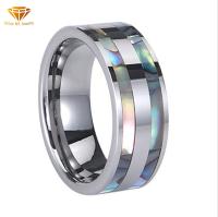 China Fashion Jewelry European and American High Quality Jewelry Personality Tungsten Shell Ring for Men Tst4201 for sale