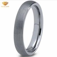 China Wholesale European and American 4mm/6mm Wide Married Couple Lassa Tungsten Ring for Men and Women Tst4196 for sale