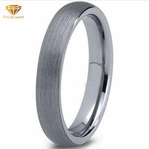 China Wholesale European and American 4mm/6mm Wide Married Couple Lassa Tungsten Ring for Men and Women Tst4196 for sale