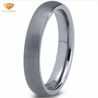 China Wholesale European and American 4mm/6mm Wide Married Couple Lassa Tungsten Ring for Men and Women Tst4196 for sale