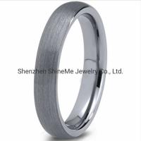 China Wholesale European and American 4mm/6mm Wide Married Couple Lassa Tungsten Ring for Men and Women Tst4196 for sale