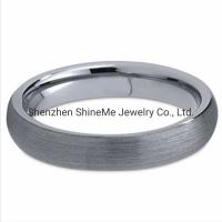 China Wholesale European and American 4mm/6mm Wide Married Couple Lassa Tungsten Ring for Men and Women Tst4196 for sale