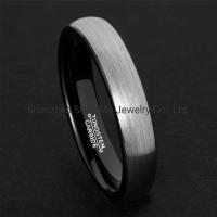 China Wholesale European and American 4mm/6mm Wide Married Couple Lassa Tungsten Ring for Men and Women Tst4196 for sale