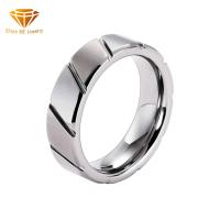 China Factory Wholesale Tungsten Ring Simple Tungsten Steel Single Ring for Men Tst4194 for sale