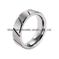 China Factory Wholesale Tungsten Ring Simple Tungsten Steel Single Ring for Men Tst4194 for sale
