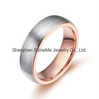 China Factory Wholesale Tungsten Ring Simple Tungsten Steel Single Ring for Men Tst4194 for sale