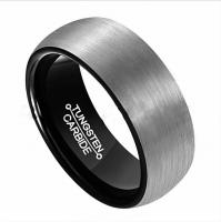 China Factory Wholesale Men's Tungsten Gold Ring Tungsten Rose Gold Ring Tungsten Steel Jewelry Tst4191 for sale