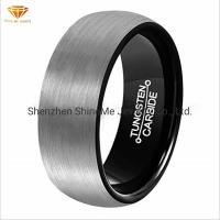 China High Quality Plated Jewelry Tungsten Matte Ring Tungsten Rose Gold Ring Tst4182 for sale