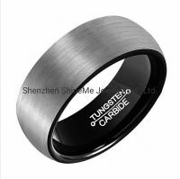 China High Quality Plated Jewelry Tungsten Matte Ring Tungsten Rose Gold Ring Tst4182 for sale