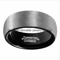 China High Quality Plated Jewelry Tungsten Matte Ring Tungsten Rose Gold Ring Tst4182 for sale