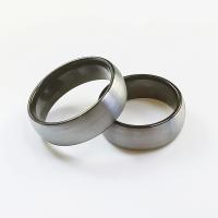 China Top Quality Jewelry Tungsten Matte Ring Tungsten Gold IP Black Ring Jewelry Plated Tst4181 for sale