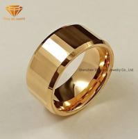 China Fashion Jewelry Top Quality 10mm Width Rose Gold Tungsten Carbide Rings Tst2921 for sale
