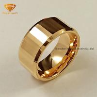 China Fashion Jewelry Top Quality 10mm Width Rose Gold Tungsten Carbide Rings Tst2921 for sale