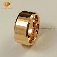 China Fashion Jewelry Top Quality 10mm Width Rose Gold Tungsten Carbide Rings Tst2921 for sale