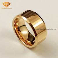 China Fashion Jewelry Top Quality 10mm Width Rose Gold Tungsten Carbide Rings Tst2921 for sale
