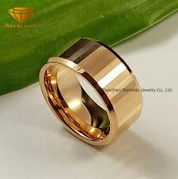 China Fashion Jewelry Top Quality 10mm Width Rose Gold Tungsten Carbide Rings Tst2921 for sale