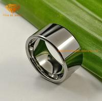 China High Quality Body Jewelry Tungsten Rings Silver Jewelry 12mm Width Polished Tungsten Carbide Ring Tst2920 for sale