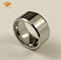 China Factory Wholesale Fashion Jewelry Silver Jewelry Stainless Steel Top Quality 12mm Width Tungsten Ring for Men Tst2919 for sale