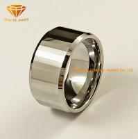 China Factory Wholesale Fashion Jewelry Silver Jewelry Stainless Steel Top Quality 12mm Width Tungsten Ring for Men Tst2919 for sale