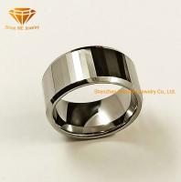 China Factory Wholesale Fashion Jewelry Silver Jewelry Stainless Steel Top Quality 12mm Width Tungsten Ring for Men Tst2919 for sale
