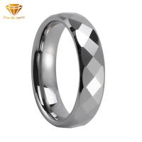 China Fashion Jewelry Wedding Ring Faceted Tungsten Ring Tst2836 for sale