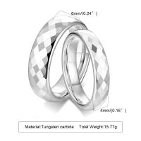 China Fashion Jewelry Wedding Ring Faceted Tungsten Ring Tst2836 for sale