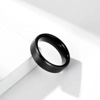 China (in stock) Black Matte Sand Tungsten Steel Ring 6 8 10mm Simple Tungsten Gold Ring Jewelry Tsr028 for sale