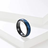 China Diamond Turtle Face Black Tungsten Steel Ring Men's Ring Tail Ring Tsr007 for sale