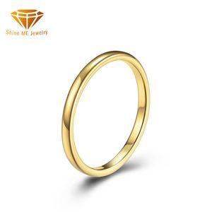 China 2mm Wide Simple Tungsten Steel Tail Ring Temperament Couple Tungsten Gold Pair Ring Fashion Simple Style Ring Manufacturer Direct Salestst2848 for sale