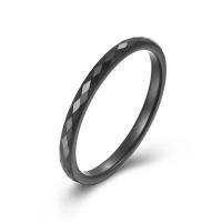 China Simple Diamond Cut Tungsten Steel Ring Neutral and Fashionable Tungsten Gold Ring Jewelry Tsr041 for sale