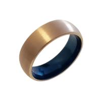 China Fashion Ring Jewelry Single Luxury PVD Rose Gold Ring Tungsten Ring Tst2850 for sale