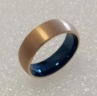 China Fashion Ring Jewelry Single Luxury PVD Rose Gold Ring Tungsten Ring Tst2850 for sale