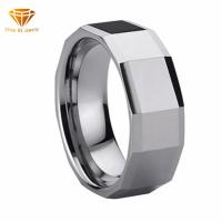 China Tungsten Jewelry High Quality Silver Jewelry Tungsten Ring for Men Tst2828 for sale