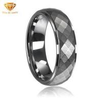 China Body Jewelry Fashion Cutting Faceted Tungsten Carbide Fashion Ring Factory Wholesale Tst2837 for sale