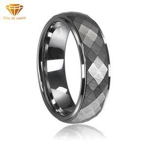 China Body Jewelry Fashion Cutting Faceted Tungsten Carbide Fashion Ring Factory Wholesale Tst2837 for sale