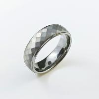 China Body Jewelry Fashion Cutting Faceted Tungsten Carbide Fashion Ring Factory Wholesale Tst2837 for sale