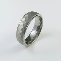 China Body Jewelry Fashion Cutting Faceted Tungsten Carbide Fashion Ring Factory Wholesale Tst2837 for sale