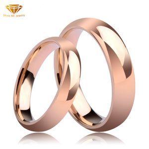 China Couple Ring Gold Men and Women Ring IP18K Rose Gold Ring Korean Version Factory Wholesale Tst2834 for sale