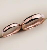 China Couple Ring Gold Men and Women Ring IP18K Rose Gold Ring Korean Version Factory Wholesale Tst2834 for sale