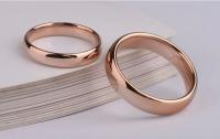 China Couple Ring Gold Men and Women Ring IP18K Rose Gold Ring Korean Version Factory Wholesale Tst2834 for sale