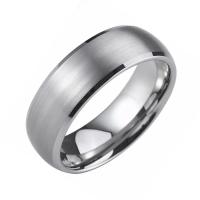 China Tungsten Ring Jewelry Sand Curved Simple Tungsten Steel Wedding Rings Tst2870 for sale