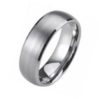 China Tungsten Ring Jewelry Sand Curved Simple Tungsten Steel Wedding Rings Tst2870 for sale