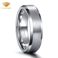 China Wholesale Popular Jewelry Manufacturers Plain Ring Brushed Tungsten Steel Ring for Men and Wome Tst2871 for sale