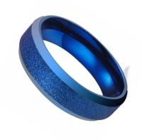 China Fashion Jewelry High Quality Mattle IP Blue Tungsten Ring (TSTBL09) for sale