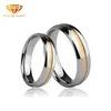 China High Quality Jewelry Tungsten Ring Titanium Ring Fashion IP Rose Gold Couple Ring Tst2835 for sale