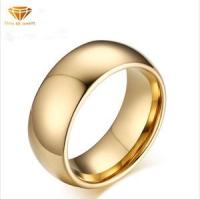 China Tungsten Steel Jewelry Korean Rings Tungsten Gold Jewelry Rings for Men (TST2838) for sale
