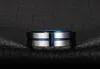 China Boby Jewelry Ring 6mm Tungsten Steel IP Blue Groove Cross Ring Fashion Ring Jewelry Tst2871 for sale