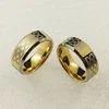 China Fashion Ring Jewelry High Quality IP Gold Plating Laser Tungsten Ring for Men (TSTG003) for sale